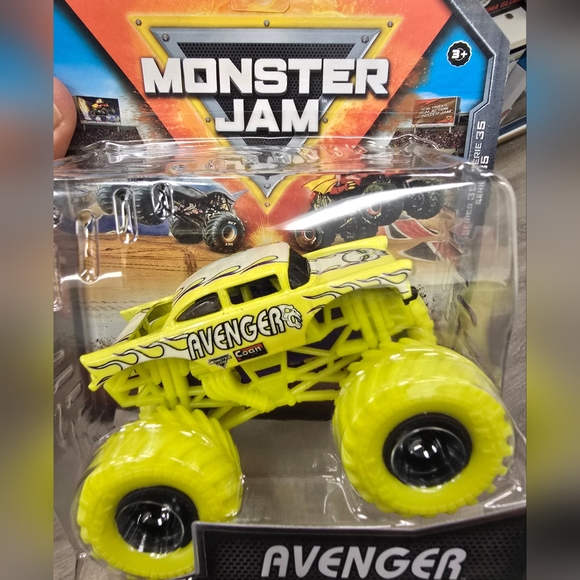 Monster Jam | Toys | Monster Jam Monster Truck Yellow Avenger | Poshmark